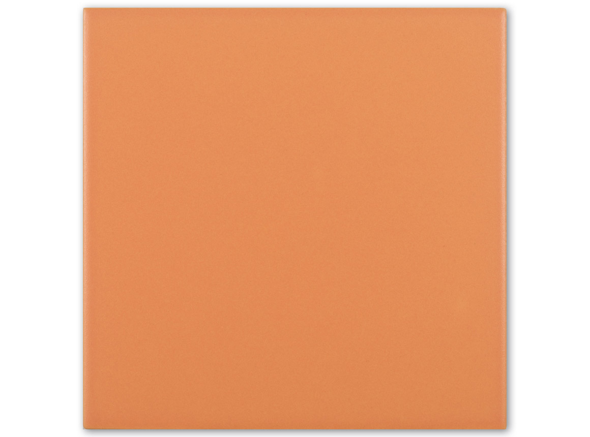 Naranja (orange), Spanish floor tile, Casa Color series, 15x15cm ...