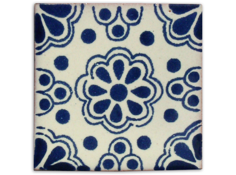 Dünne Serie: Fliese handbemalt, ca. 5x5cm, Lace azul klein | Muster 5x5 ...